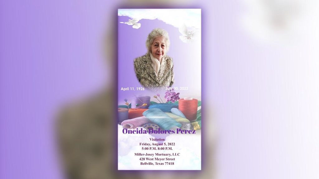 Oneida Dolores Perez 1926 – 2022 | Our Memories Of You